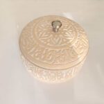 Arabian Pottery Container with Arabic Calligraphy - Souq2Door